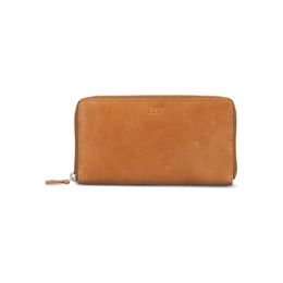 Jost Rana Geldb&ouml;rse RFID Schutz Leder 19 cm in cognac | Gr.: onesize