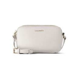 Lazarotti Bologna Leather Umh&auml;ngetasche Leder Double-Zip 18 cm in cream | Gr.: onesize