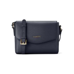 Lazarotti Bologna Leather Umh&auml;ngetasche Leder 22 cm in navy | Gr.: onesize