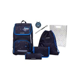 Schneiders Ergoplus Schulranzen-Set 8-teilig in black blue | Gr.: onesize