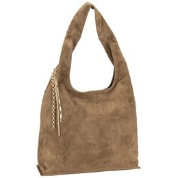 FREDsBRUDER Handtasche Velvet Wild Hobo in Khaki | Gr.: onesize