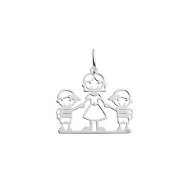 SILBERKETTEN-STORE 925 Silber Anh&auml;nger "Mami & Kids" | Gr.: onesize
