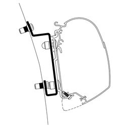 Thule Adapter f&uuml;r Ford Transit ab Bj. 05/2014 High Roof H3 Serie 5 und 8