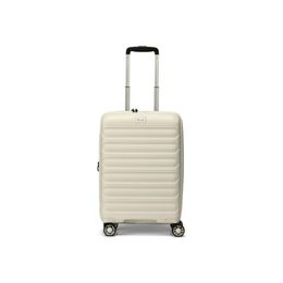 d&n D&N Travel Line 4700 4 Rollen Kabinentrolley 55 cm mit Dehnfalte in cream white | Gr.: onesize