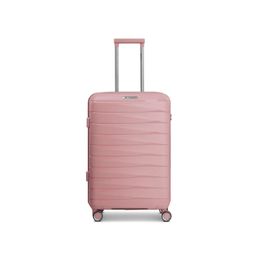 Franky London 4 Rollen Trolley M 65 cm mit Dehnfalte in rose | Gr.: onesize