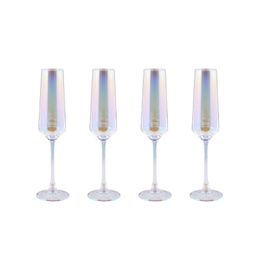 Butlers Sektglas PEARL 4er-Set in Durchsichtig | Gr.: onesize