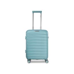 Franky London 4 Rollen Kabinentrolley S 55 cm mit Dehnfalte in mint green | Gr.: onesize