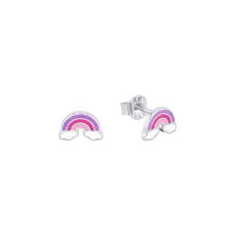 Prinzessin Lillifee Ohrstecker Silber 925, rhodiniert in Lila | Gr.: onesize