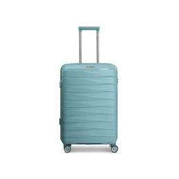 Franky London 4 Rollen Trolley M 65 cm mit Dehnfalte in mint green | Gr.: onesize