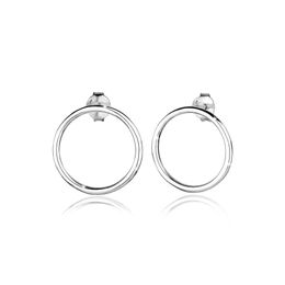 Elli Ohrringe 925 Sterling Silber Geo, Kreis in Silber | Gr.: onesize