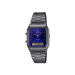 Casio Edelstahl Uhr Unisex blau 29.8mm | Gr.: onesize