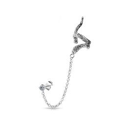 BUNGSA Ohrklemme Ear Cuff in Silber | Gr.: onesize