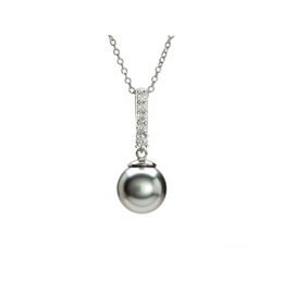 EYE CANDY Collier "PERLE 10MM" in Silber aus Sterling-Silber | Gr.: onesize