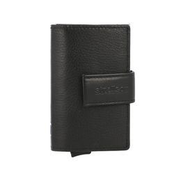 Strellson Carter c-two Kreditkartenetui RFID Schutz Leder 7 cm in black | Gr.: onesize
