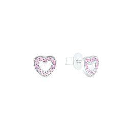 Prinzessin Lillifee Ohrstecker Silber 925, rhodiniert in Rosa | Gr.: onesize