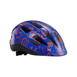 Merida Fahrradhelm Power - Blau-Rot - 48 bis 54 Zentimeter - leichter | Gr.: onesize