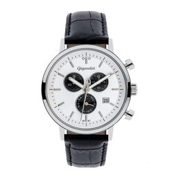 Gigandet Quarzuhr Chronograph "CLASSICO" in Schwarz/Silber | Gr.: onesize