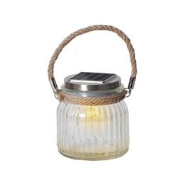 STAR TRADING Solar-Tischdeko, Tischleuchte Jamjar Outdoor | Gr.: onesize