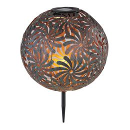 Globo lighting Solarleuchte "SOLARLEUCHTE METALL GOLDFARBEN, 1XLED" in gold | Gr.: onesize