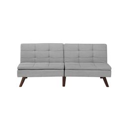 Beliani 3-Sitzer Sofa RONNE in Grau/Braun - (W) 180 x (H) 76 x (L) 95 cm | Gr.: onesize