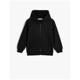 KOTON Sweatshirt in Schwarz | Gr.: 6-8 Jahre