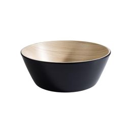 APS Schale "FRIDA" in Beige/Schwarz &Oslash; 20 cm, H: 7,5 cm | Gr.: onesize