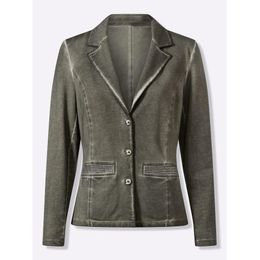 Heine Sweatblazer in khaki | Gr.: 38