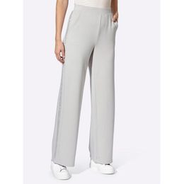Heine Jersey-Hose in hellgrau | Gr.: 34