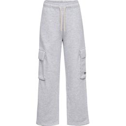 Hummel Verstellbare Taille Hose Hmljr Loose M&auml;dchen in LIGHT GREY MELANGE | Gr.: 146