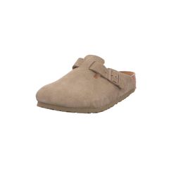 Birkenstock Pantolette in khaki | Gr.: 42