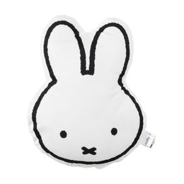 Miffy Kissen Hase Pl&uuml;sch Dekokissen Zierkissen Kopfkissen 37x30cm in wei&szlig; | Gr.: onesize