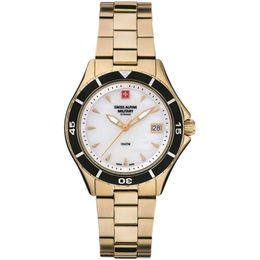 Swiss Alpine Military by Grovana Schweizer Uhr 7740 goldfarben in gold | Gr.: onesize