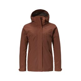 Sch&ouml;ffel Sch&ouml;ffel Doppeljacke "3in1 Jacket Style Tamina WMS" in chocolate | Gr.: 40