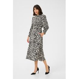 Kaffe Kleid KAemina Regular fit in Grey Leopard | Gr.: 38