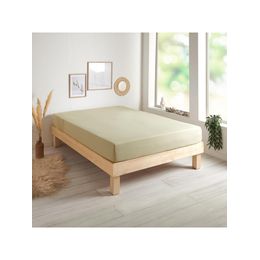 Traumschlaf Spannbettlaken Single Jersey in taupe | Gr.: 90x210 cm -100x220 cm