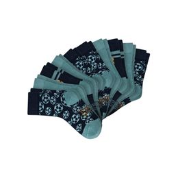 Schiesser Socken 10er Pack in T&uuml;rkis | Gr.: 23-26