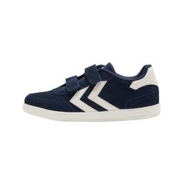 Hummel Klettverschluss Sneaker Victory Suede Kinder in BLACK IRIS | Gr.: 19