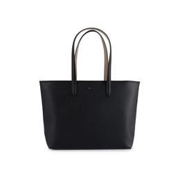 Lacoste Anna Shopper Tasche 35 cm Laptopfach in noir krema | Gr.: onesize