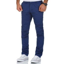 Amaci&Sons Amaci&Sons Slim Fit Chino mit Stretch WASHINGTON in Blau | Gr.: W30/L32