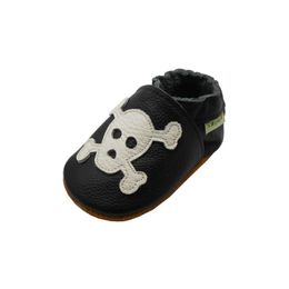 Sayoyo Baby Krabbelschuhe aus Leder, weiche Lauflernschuhe mit rutschfester Sohle | Gr.: 20/21