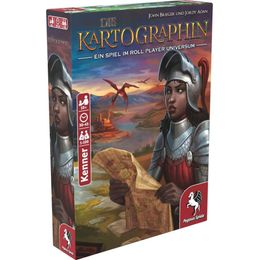 Pegasus Spiele Die Kartographin - &Auml;ra der Helden | Ein Spiel im Roll Player Universum | Gr.: onesize
