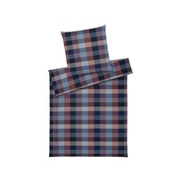 Elegante Bettw&auml;sche Hamilton in mauve bleu | Gr.: 135 x 200 + 80 x 80 cm