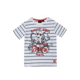 KOROSHI Kurz&auml;rmliges T-Shirt f&uuml;r einen Jungen. in wei&szlig; | Gr.: 116/122