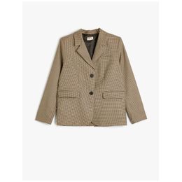 KOTON Blazer in Braun Karomuster | Gr.: 13-14 Jahre