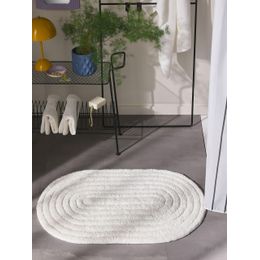 benuta Pop - Badteppich f&uuml;r Badezimmer - Badematte Nia Cream 50x80 cm