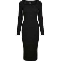 Urban Classics Damen Ladies Long Knit Dress in black | Gr.: XS