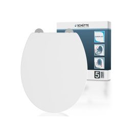 Franz Joseph Sch&uuml;tte Duroplast WC-Sitz WHITE, PREMIUM, mit Absenkautomatik und Schnellverschluss | Gr.: onesize
