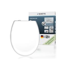 Franz Joseph Sch&uuml;tte Duroplast WC-Sitz WHITE, PREMIUM, mit Absenkautomatik und Schnellverschluss | Gr.: onesize