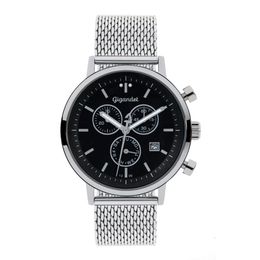 Gigandet Quarzuhr Chronograph "CLASSICO" in Silber/Schwarz | Gr.: onesize