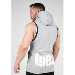 Gorilla Wear Loretto Tank-Top mit Kapuze - Beige | Gr.: S